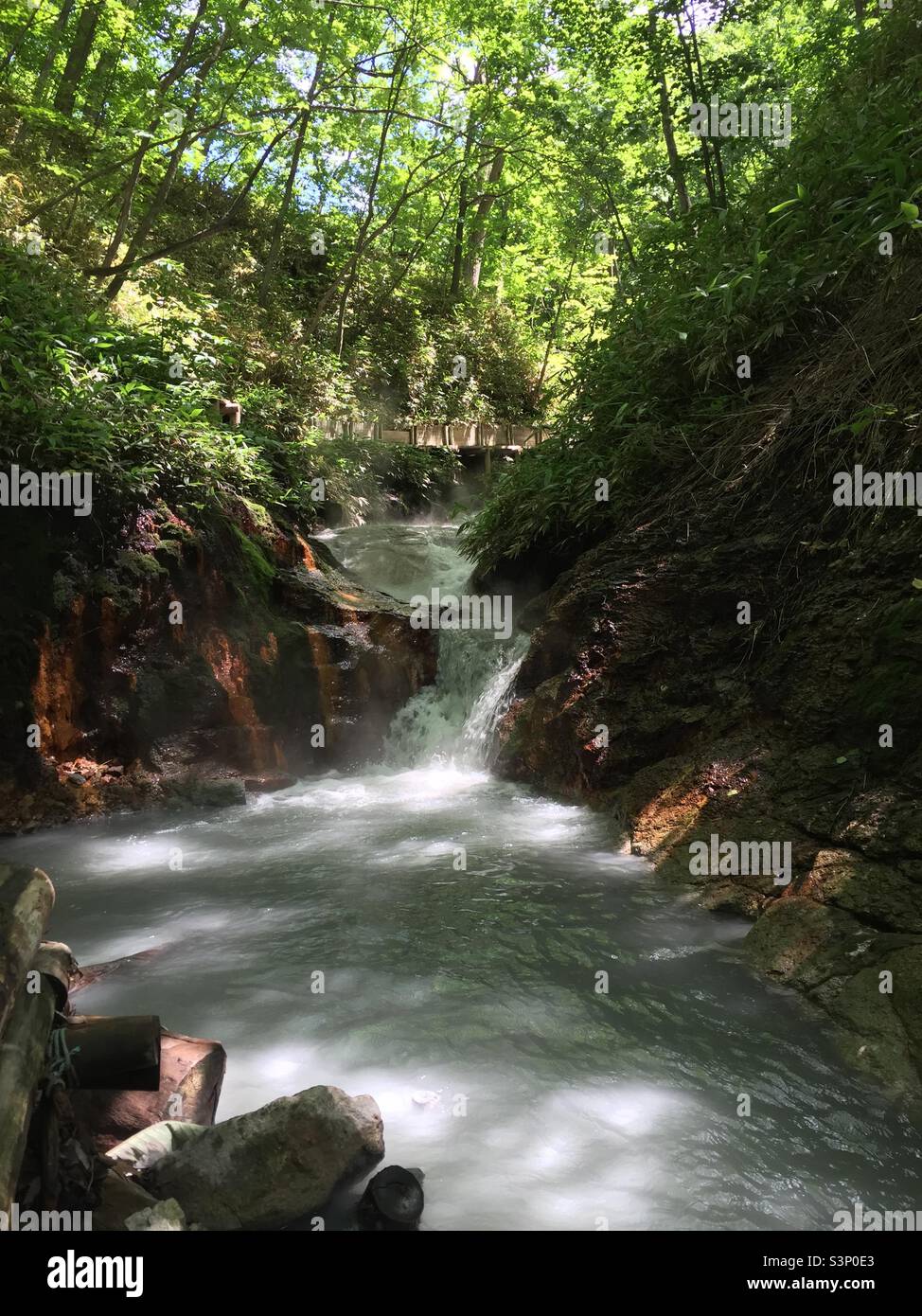 Japan river misty hi-res stock photography and images - Alamy