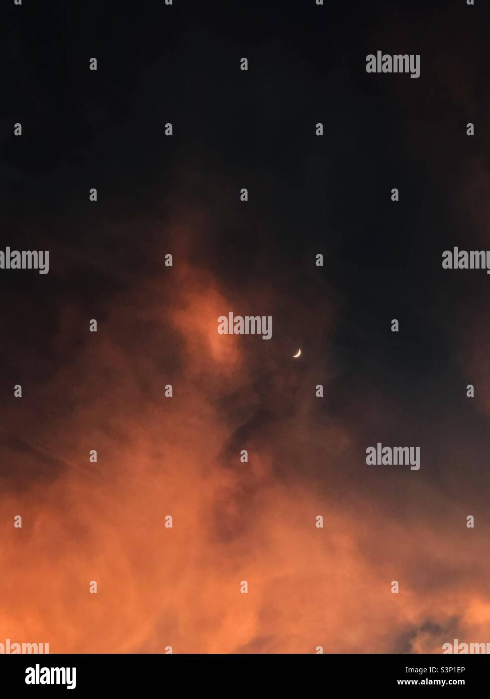 Moon and fire hi-res stock photography and images - Alamy