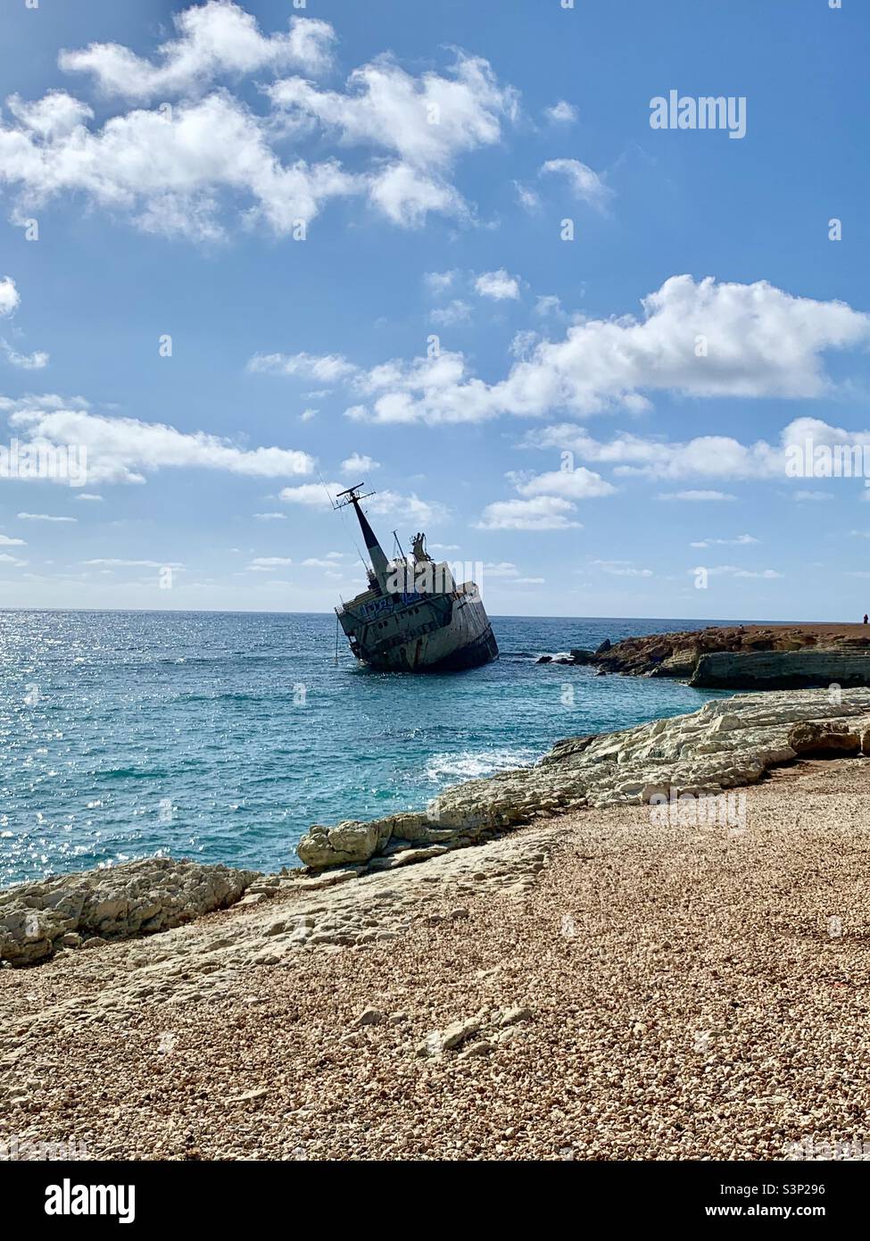 Shipwreck in mediterranean sea hi-res stock photography and images - Alamy