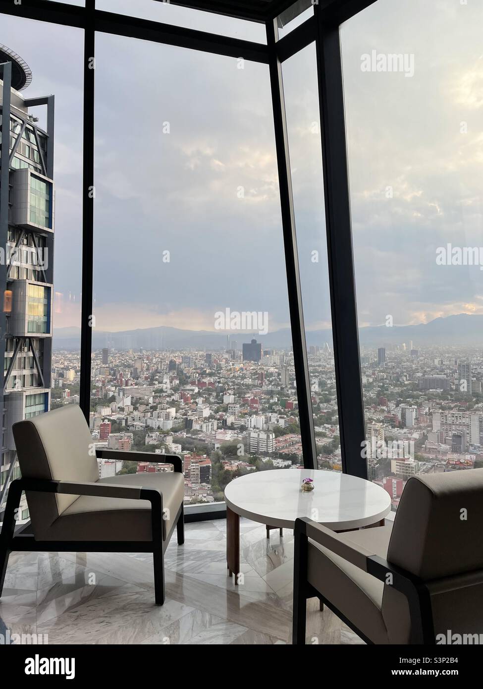 View of Mexico City from the Torre Mayor building Stock Photo - Alamy