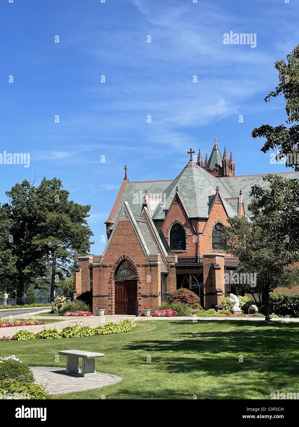 Old, Victorian brick building Stock Photo - Alamy