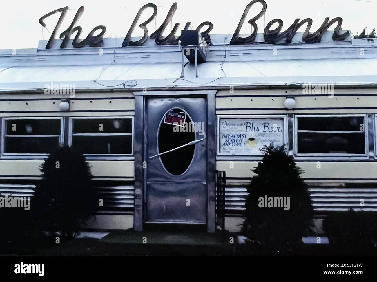 Vermont Diner restaurant The Blue Ben Diner Stock Photo - Alamy