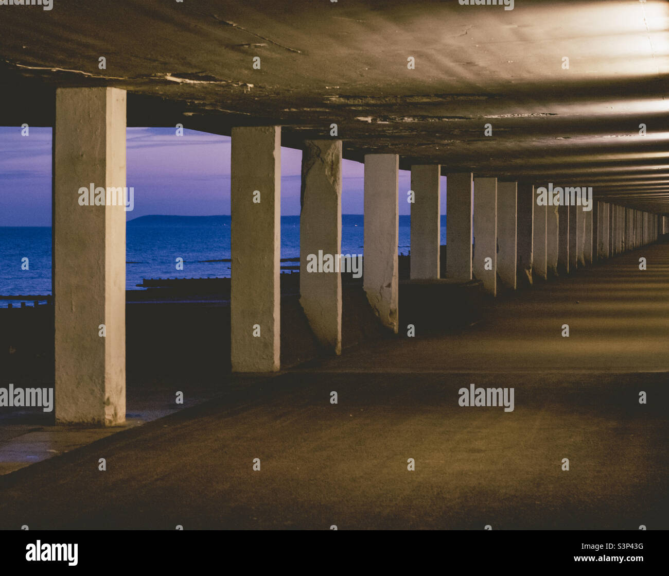 The pedestrian underpass, Bottle Alley, which runs along Hastings ...