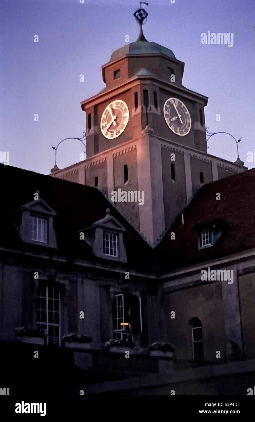 Clock tower Adolphus Busch Hall Busch Reisinger Museum Harvard ...
