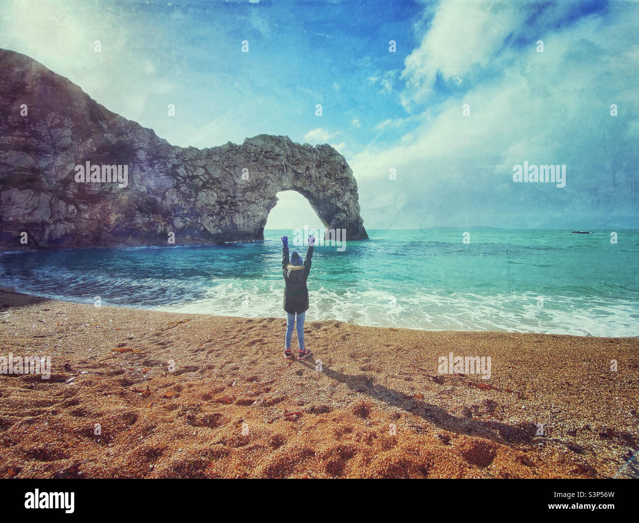 Durdle door back hi-res stock photography and images - Alamy