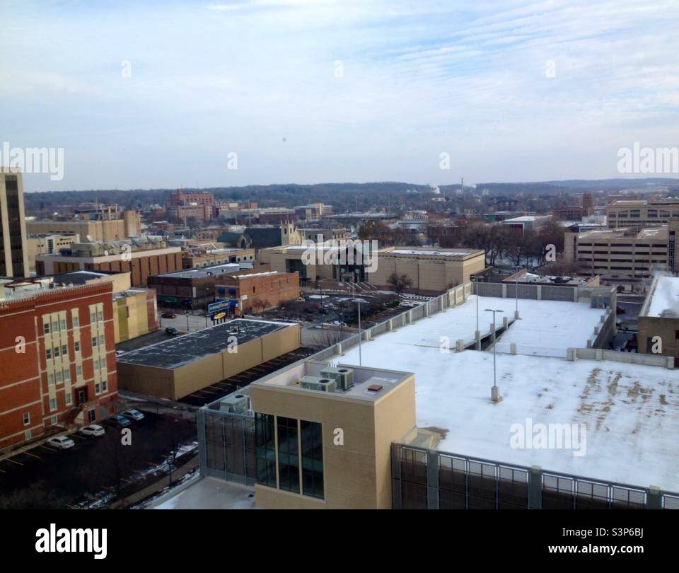 Cedar rapids iowa aerial hi-res stock photography and images - Alamy