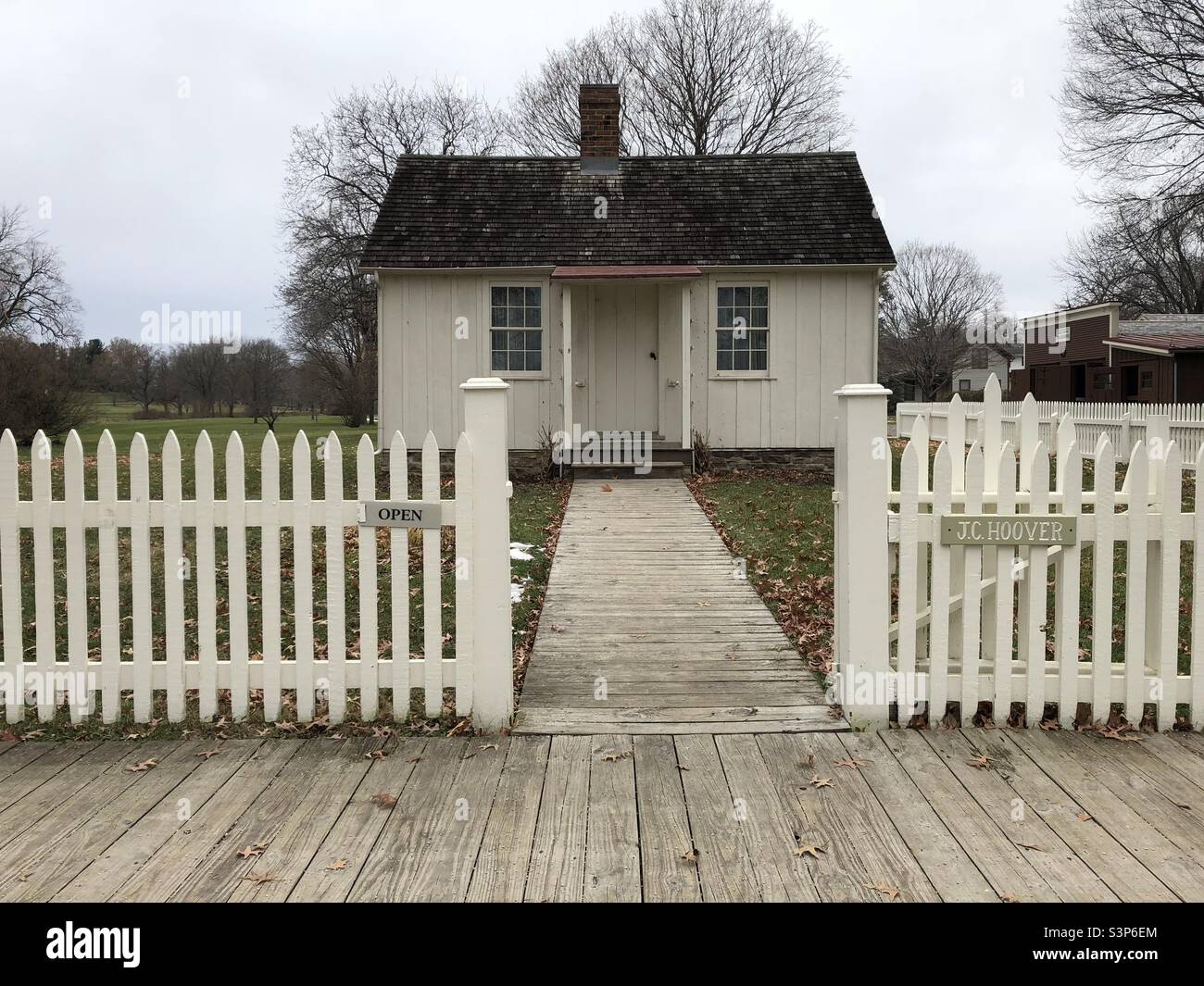 President Hoover’s childhood home in West Branch, Iowa Stock Photo - Alamy