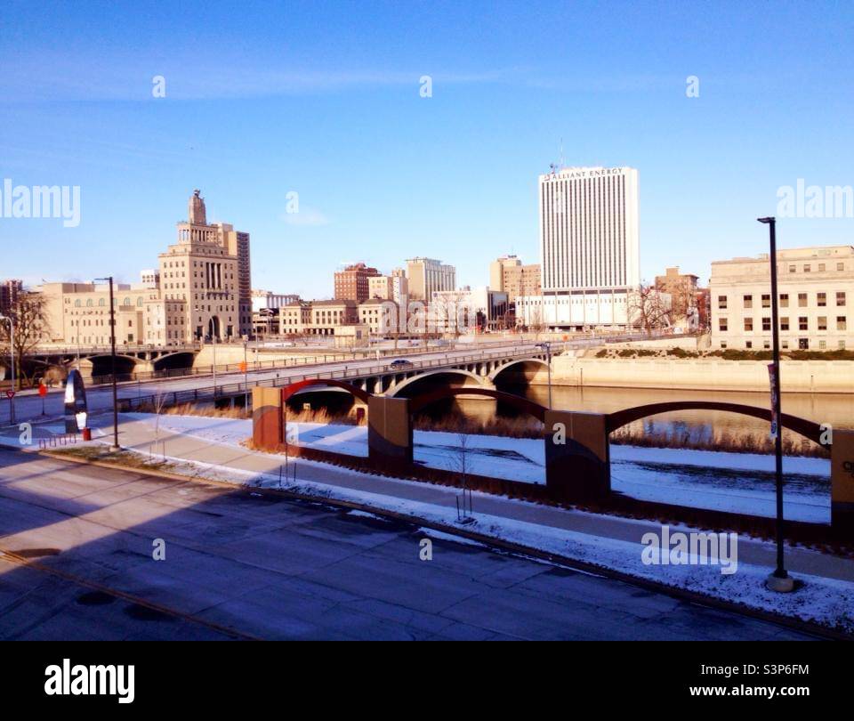 Cedar rapids iowa downtown hi-res stock photography and images - Alamy