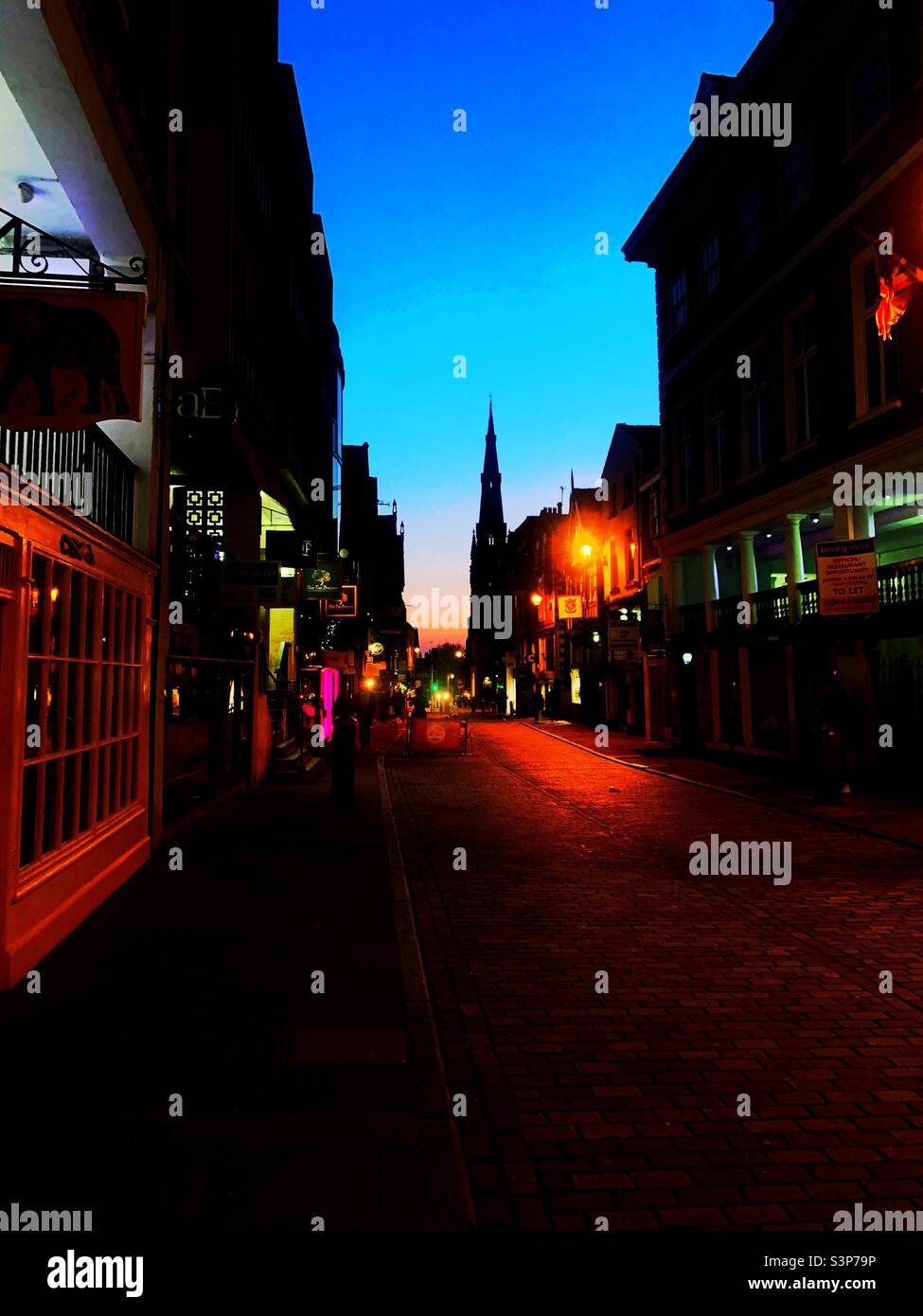Chester at night hi-res stock photography and images - Alamy