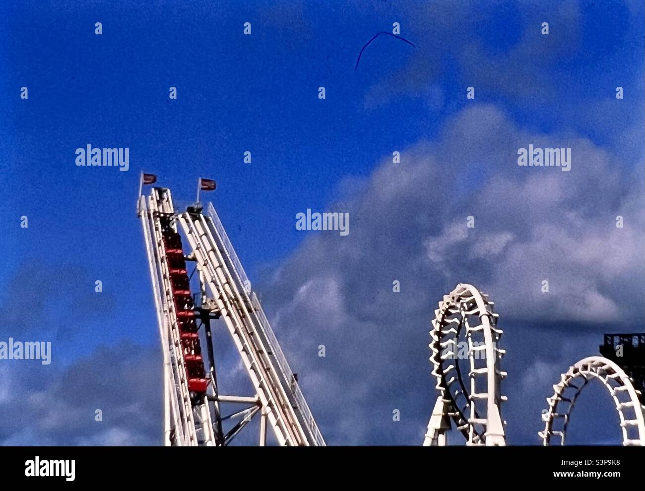 Roller coaster Scotland Stock Photo - Alamy