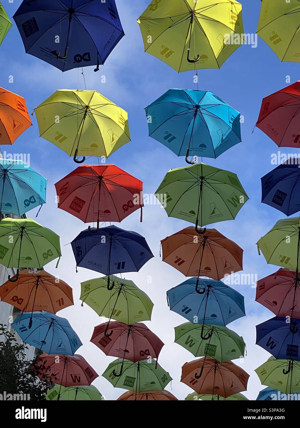 Umbrella sky Liverpool Stock Photo - Alamy