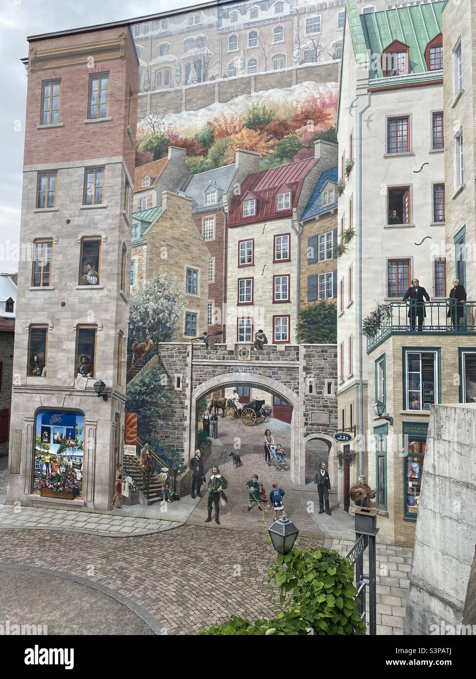 City history mural hi-res stock photography and images - Alamy