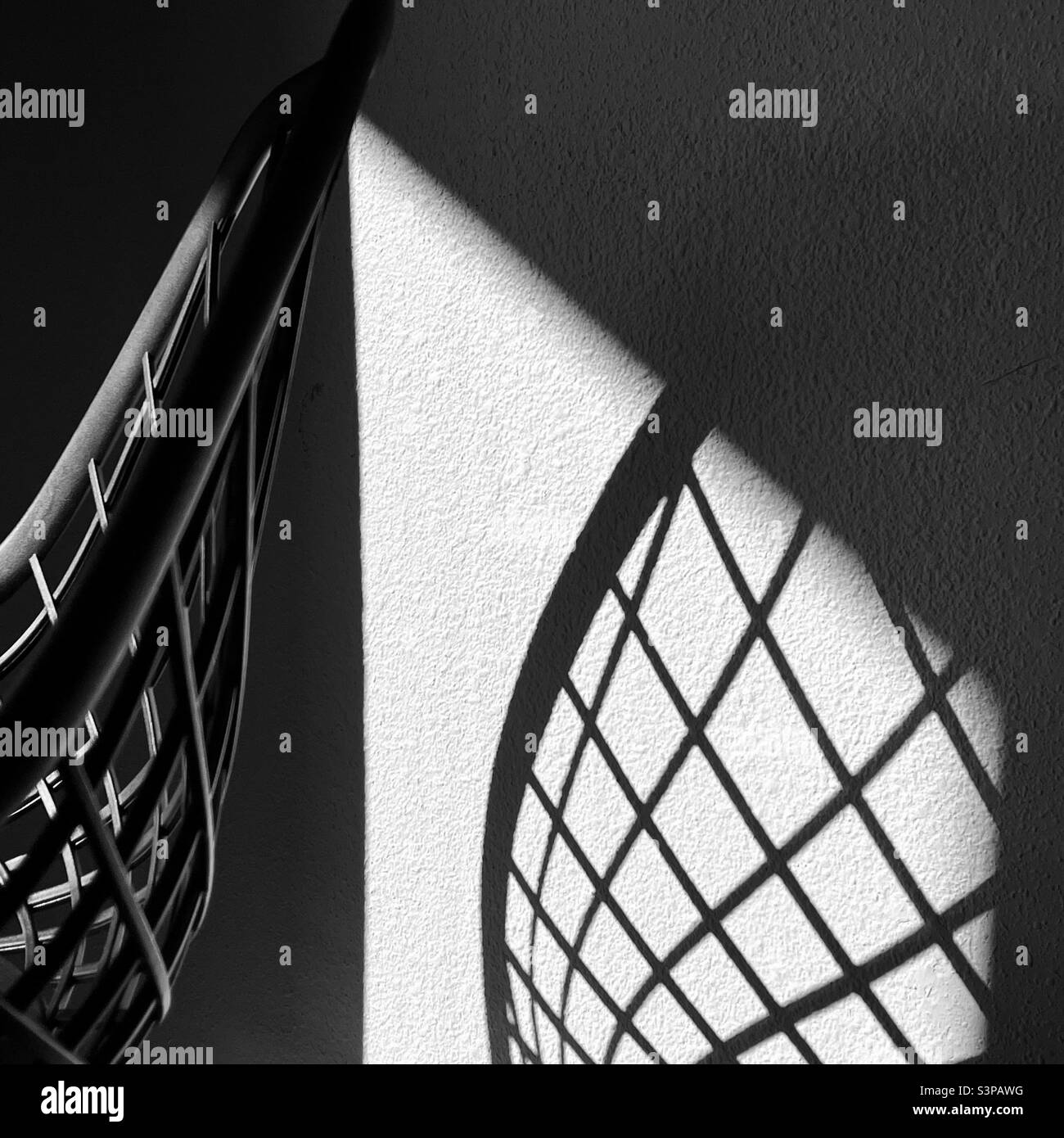 Winter long shadow Black and White Stock Photos & Images - Alamy