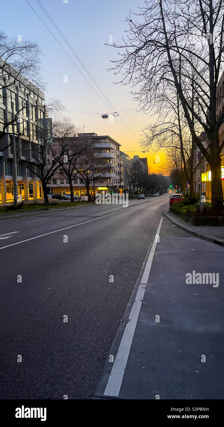 Stuttgart city lights hi-res stock photography and images - Alamy