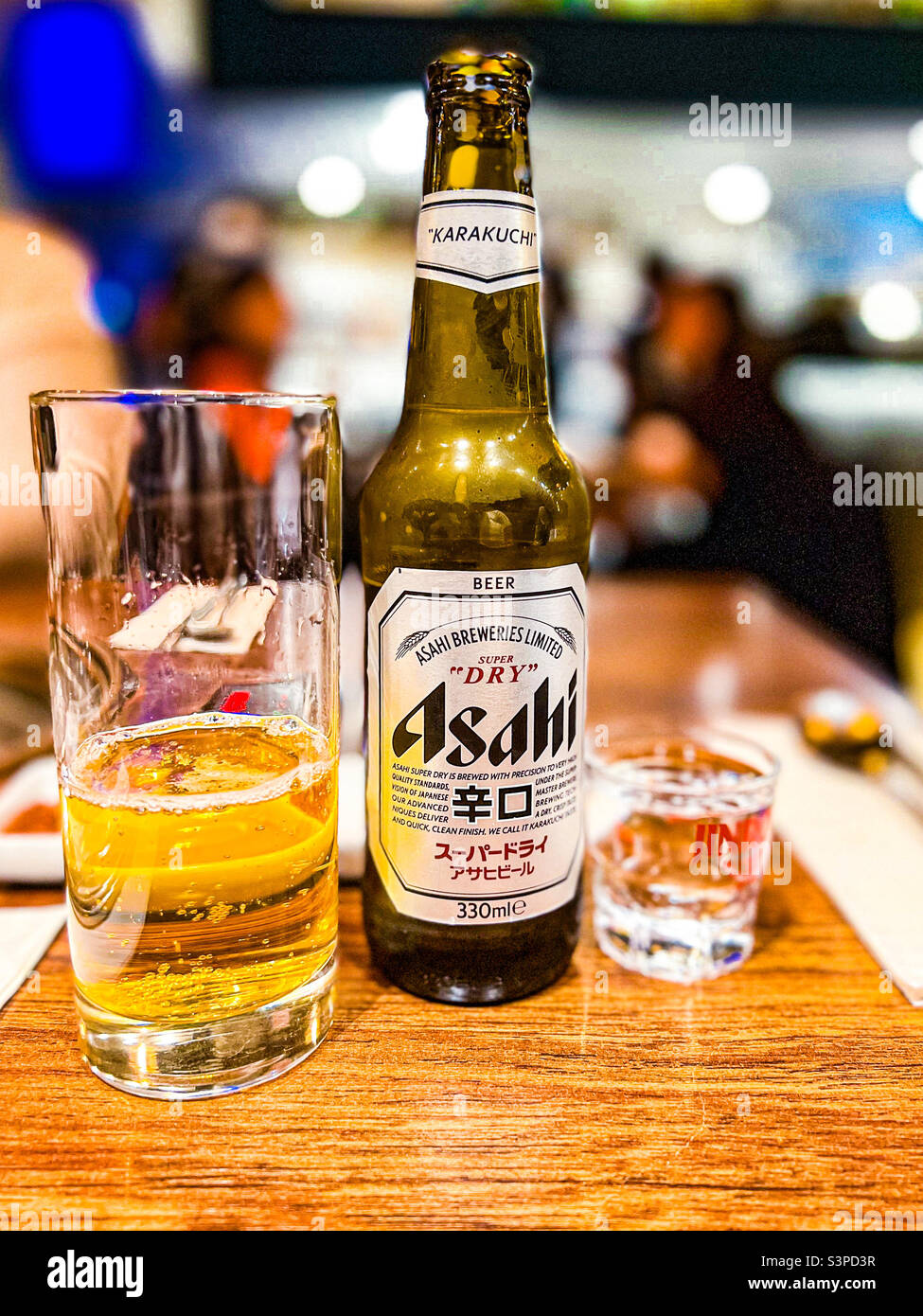 Asahi beer bottle hi-res stock photography and images - Alamy