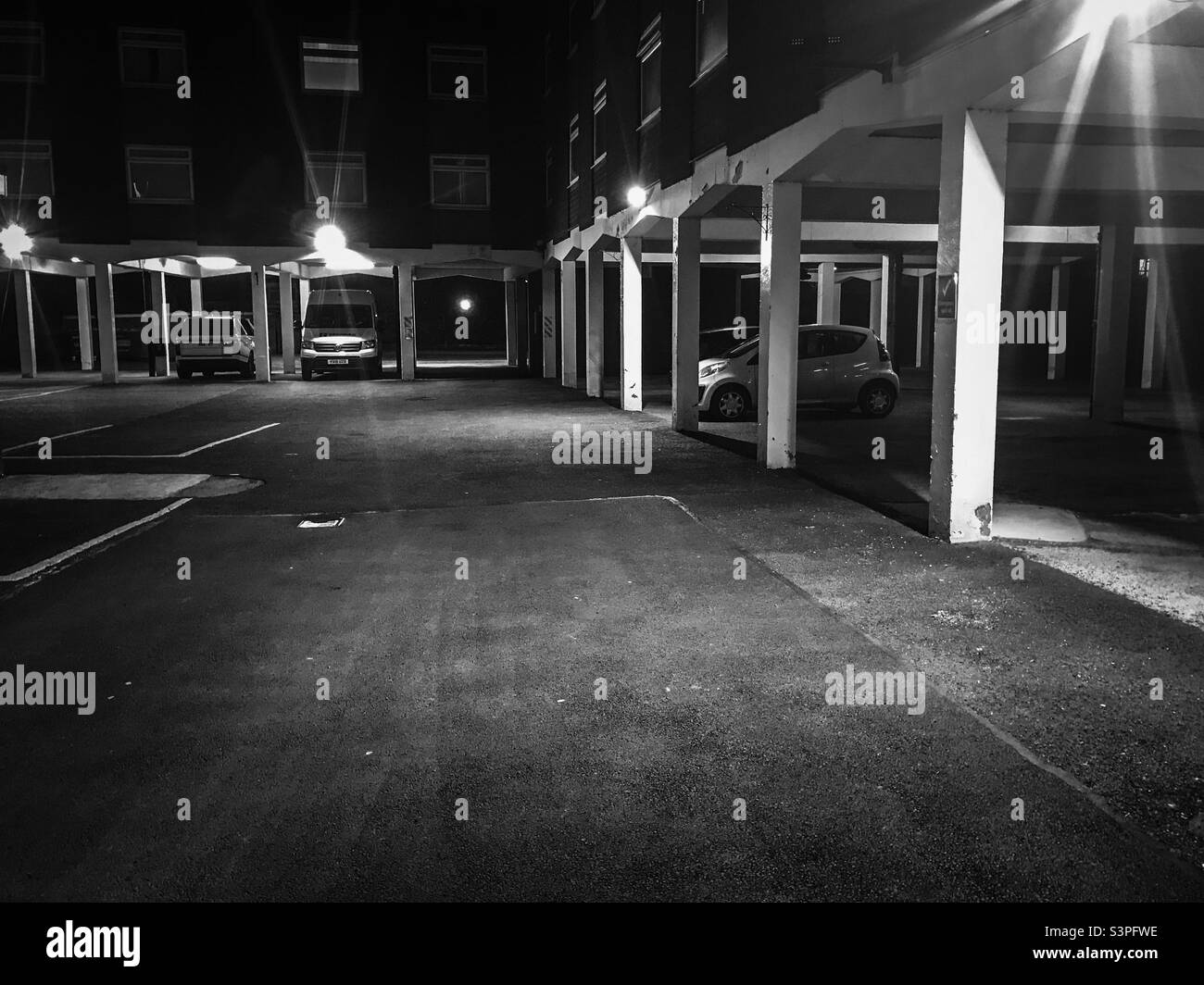 Hotel car park just before lockdown Stock Photo - Alamy