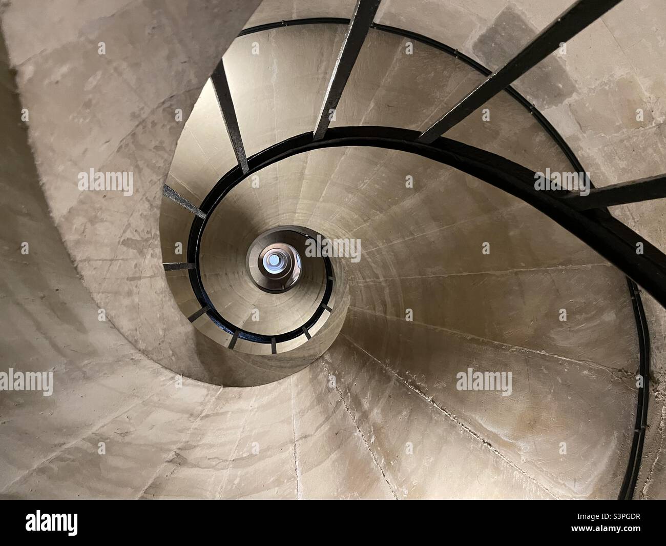 Snail shell staircase hi-res stock photography and images - Alamy