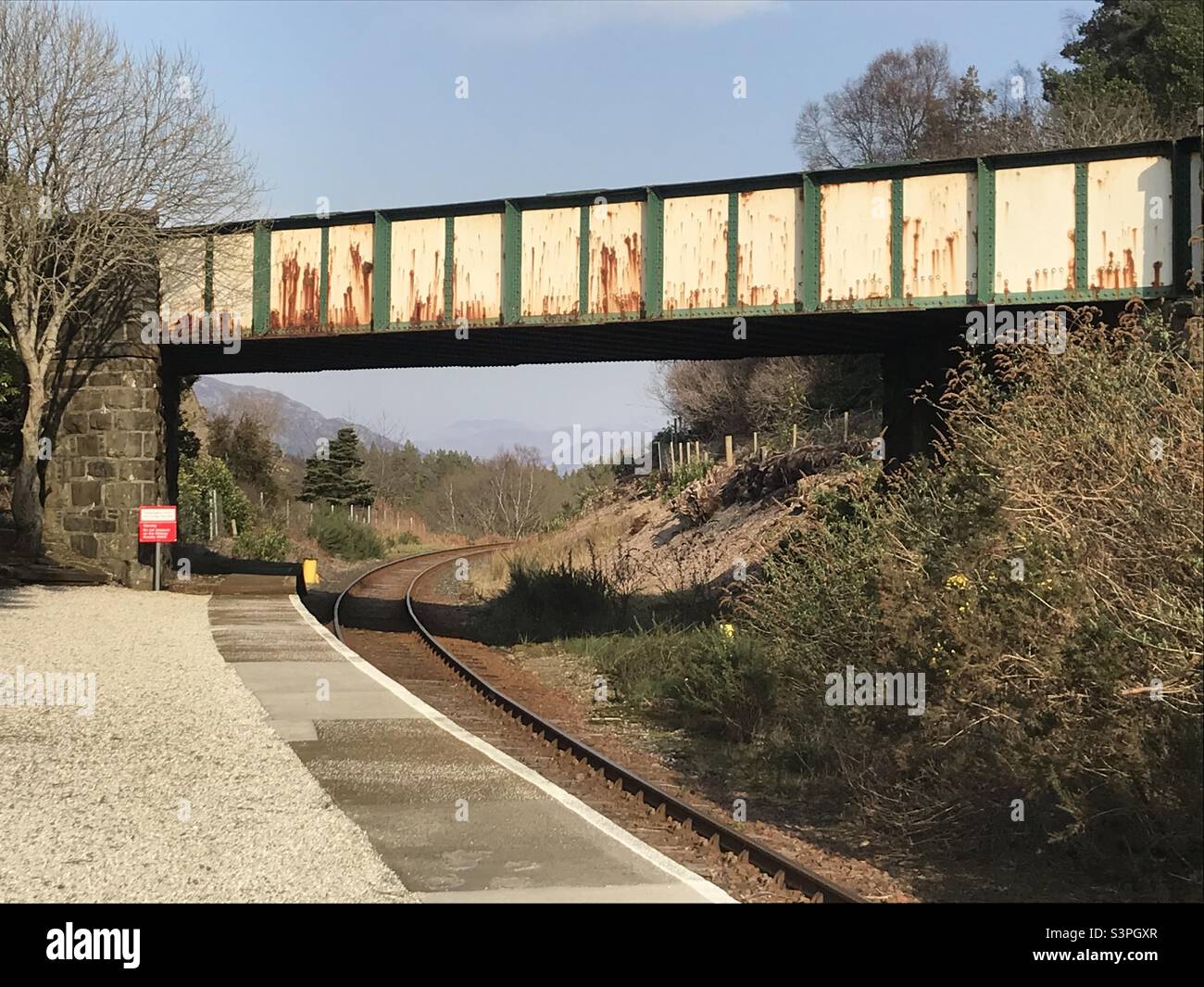 Plockton Train Station Stock Photo - Alamy