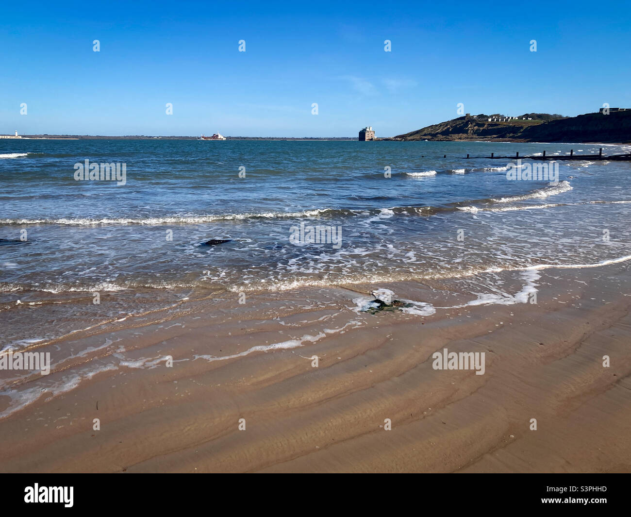 Colwell Bay, Isle of Wight Stock Photo - Alamy