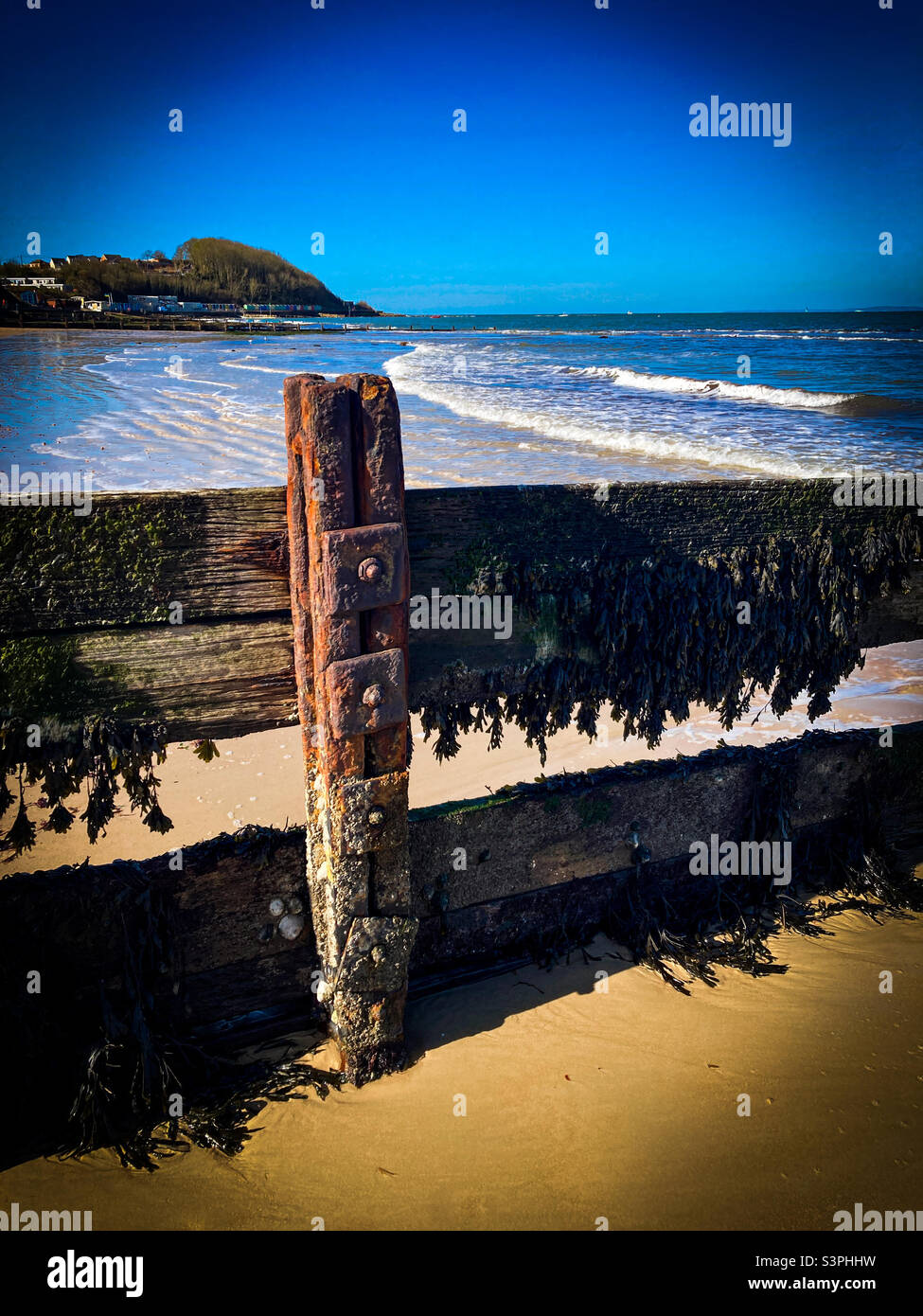 Colwell Bay, Isle of Wight in summer Stock Photo - Alamy