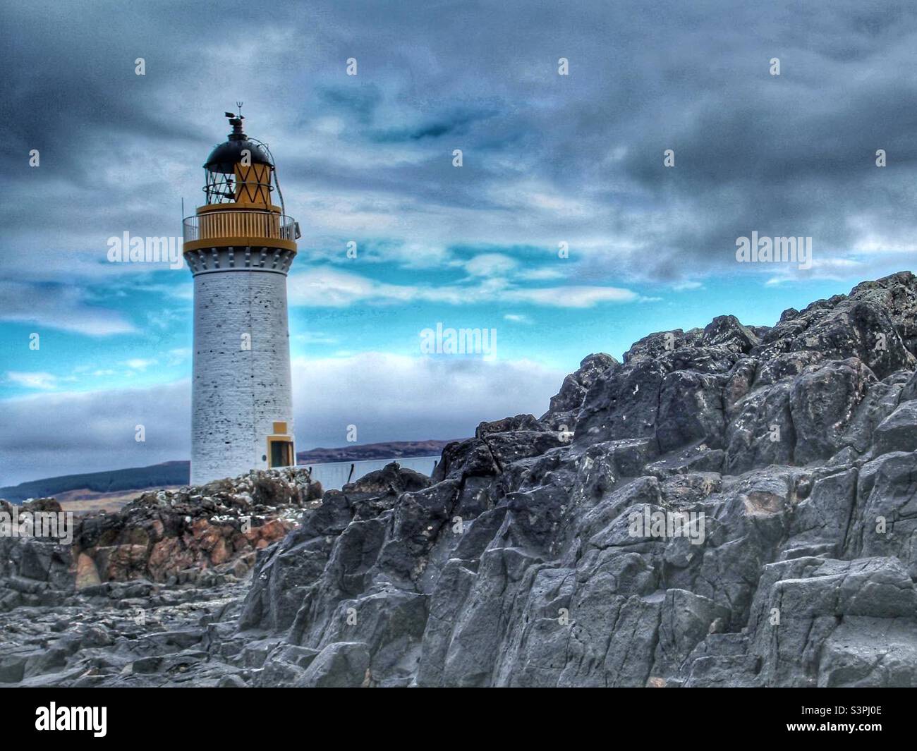 Isle of Mull Lighthouse, by Tobermory Stock Photo - Alamy