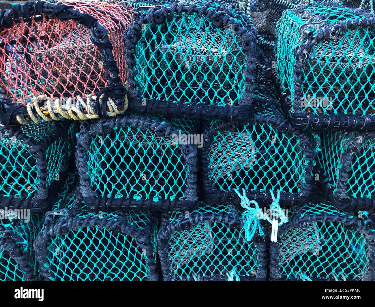 Lobster pots and fishing tackle hi-res stock photography and images - Alamy