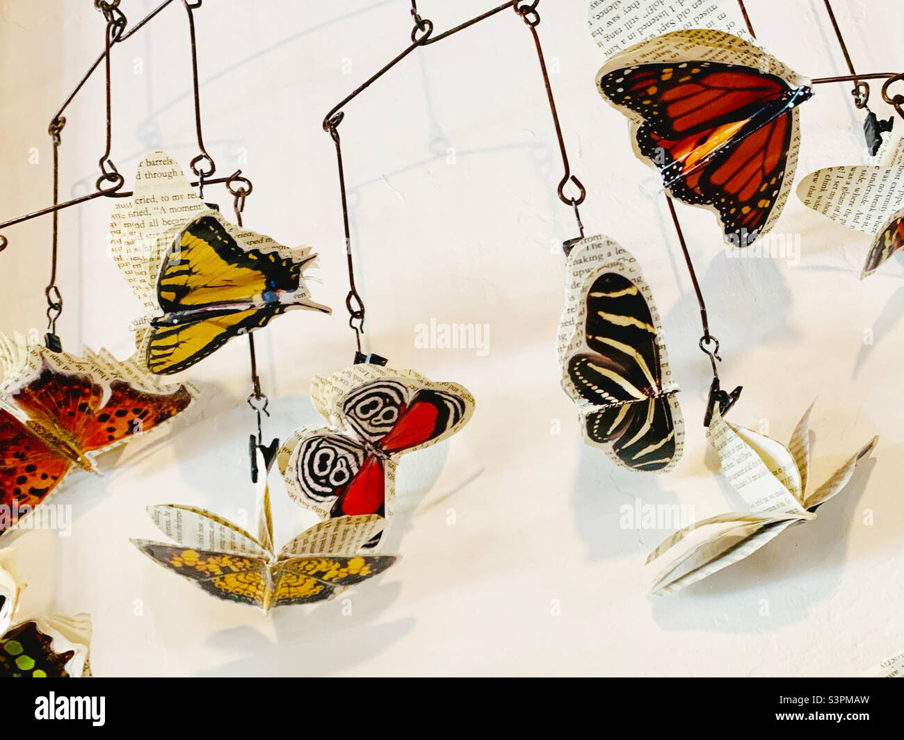 Hanging butterfly mobile hi-res stock photography and images - Alamy