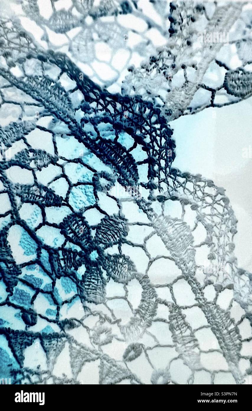 Antique lace closeup Stock Photo - Alamy