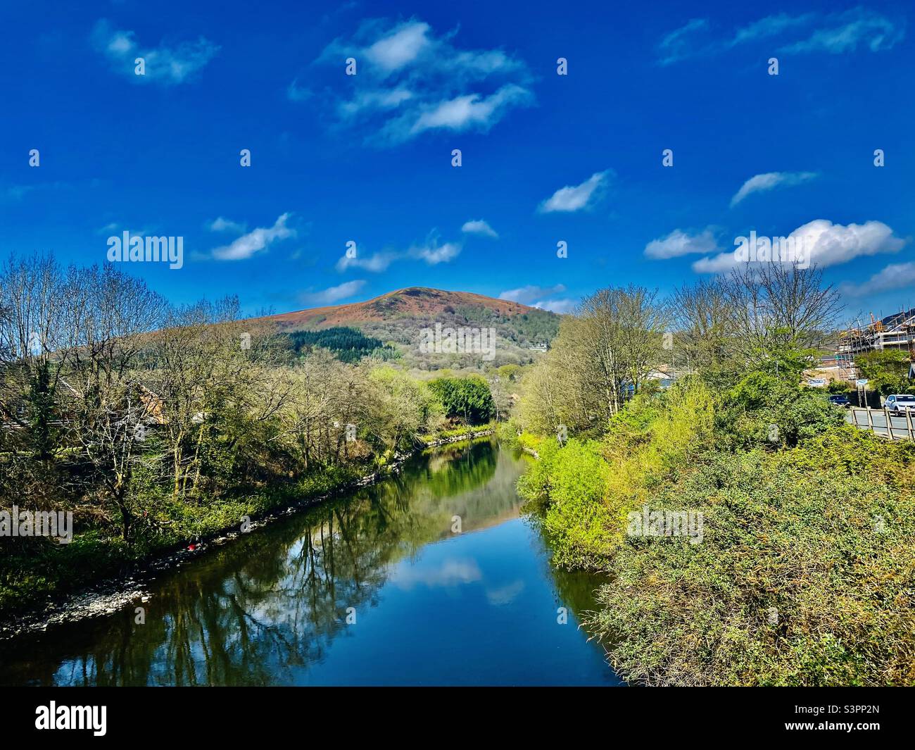 The Taff trail Gwelod y Garth South Wales Stock Photo - Alamy