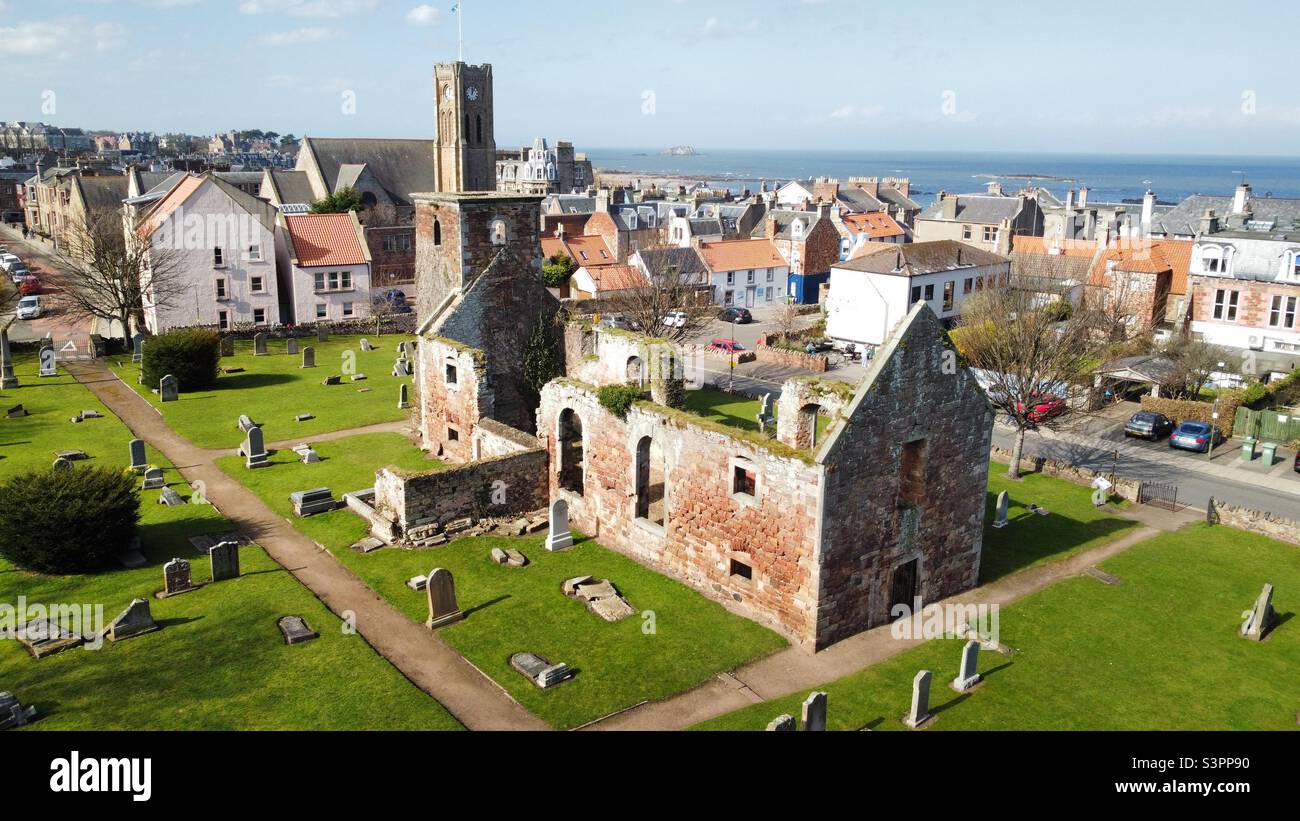 Aerial view of north berwick hi-res stock photography and images - Alamy