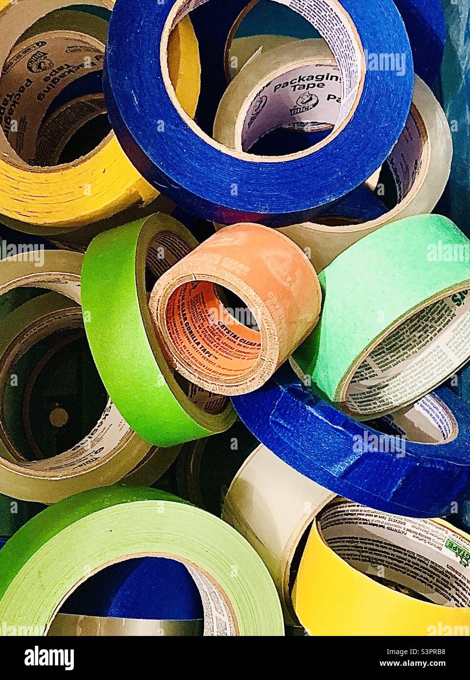 Variety of Tape Stock Photo - Alamy