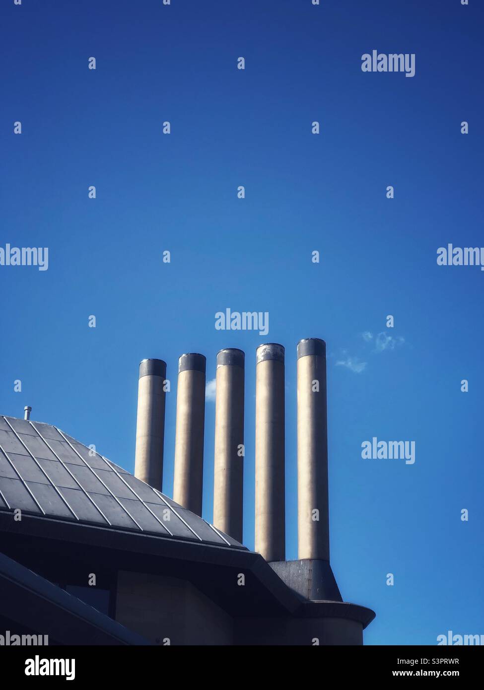 Chimney vent rooftops hi-res stock photography and images - Alamy