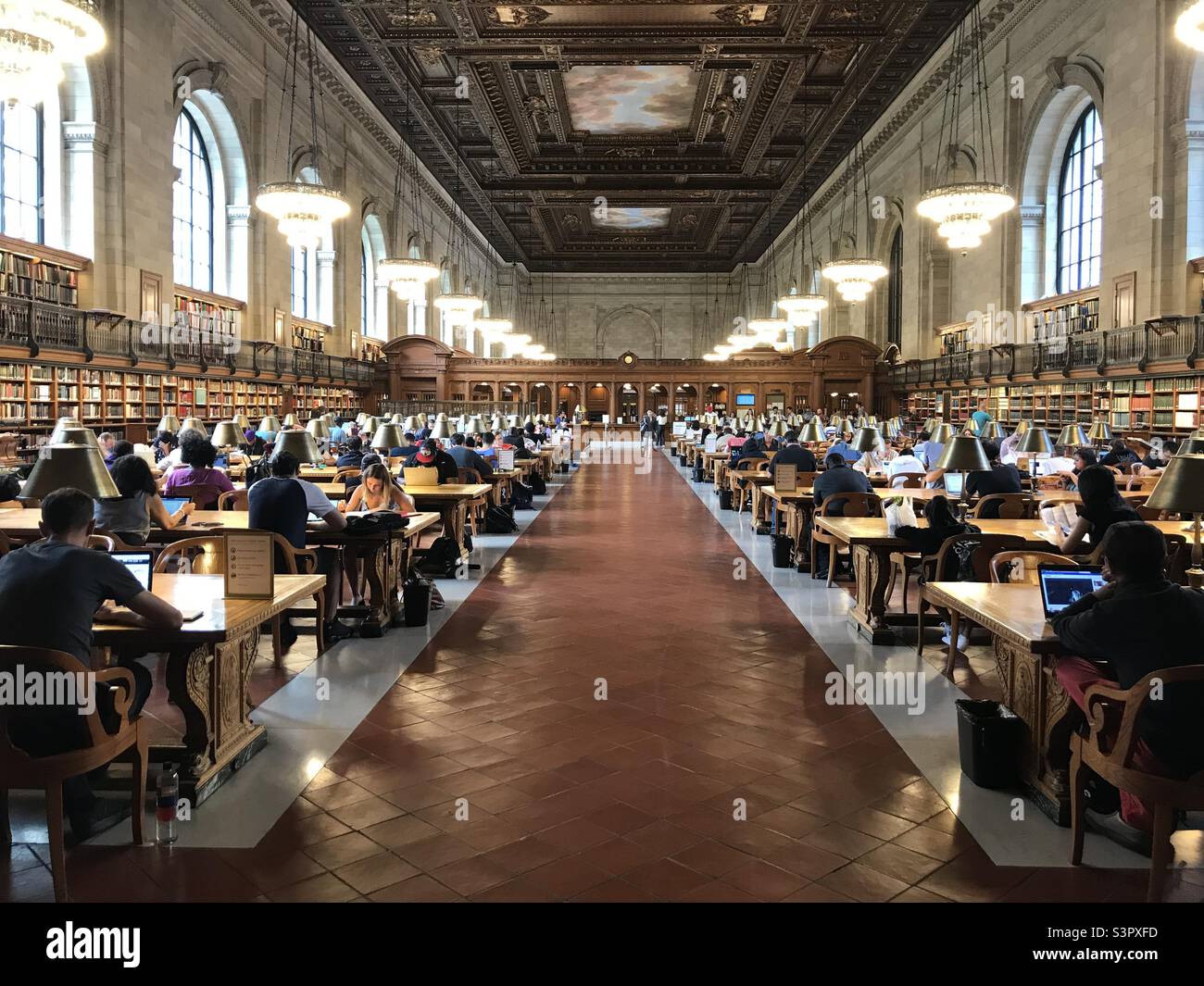 New york public library ceiling hi-res stock photography and images - Alamy