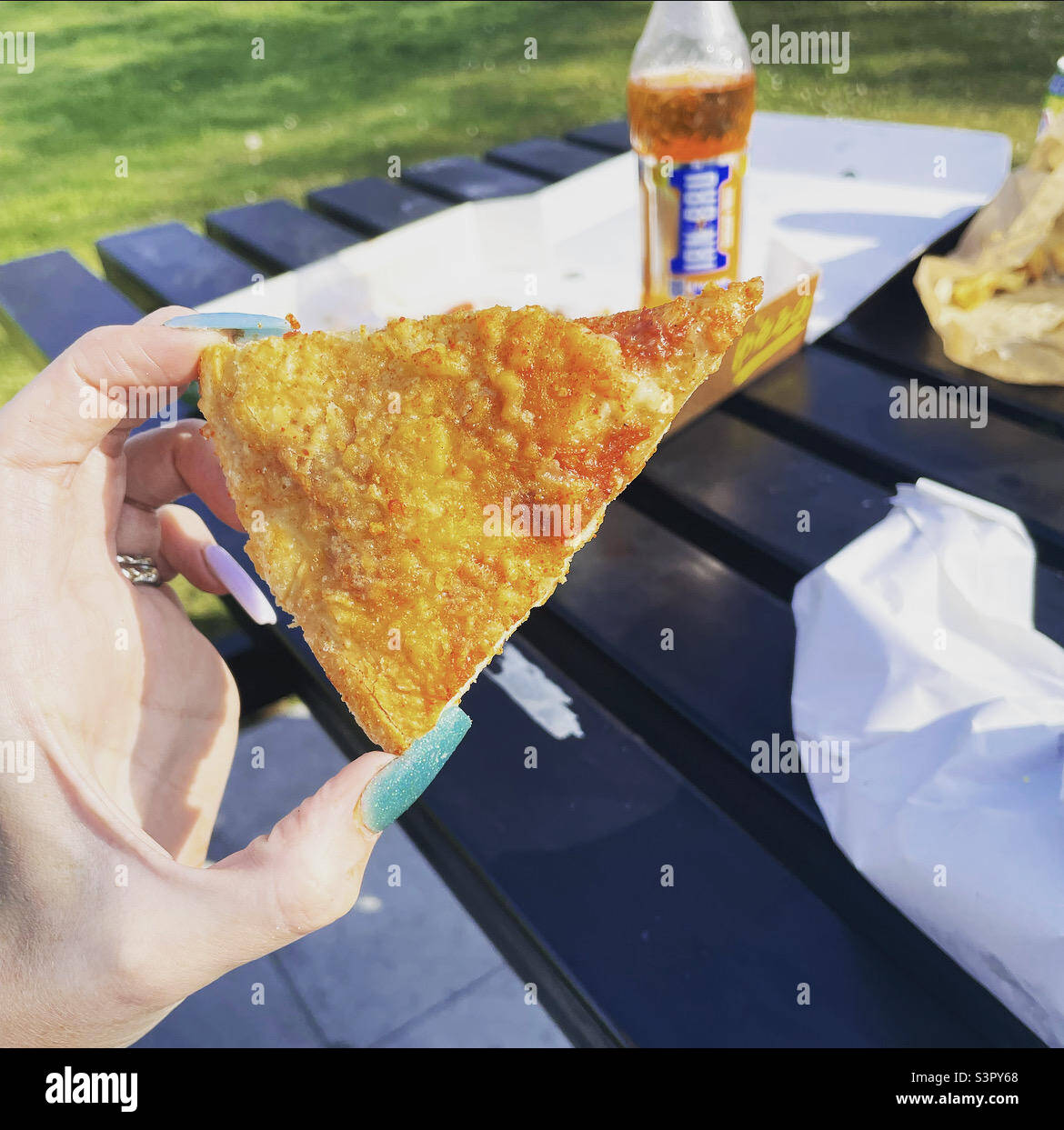 Scottish Deep Fried Pizza