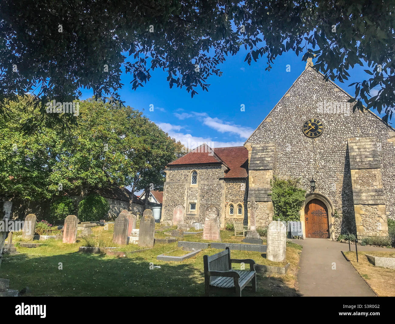 Rottingdean village church Stock Photo - Alamy