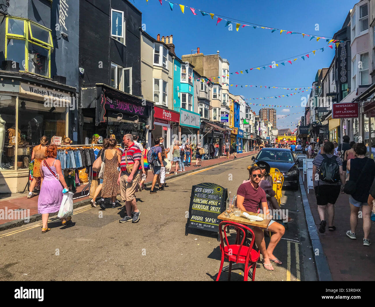 The Laines, Brighton Stock Photo - Alamy