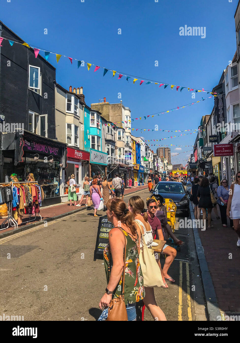 The Laines, Brighton Stock Photo - Alamy
