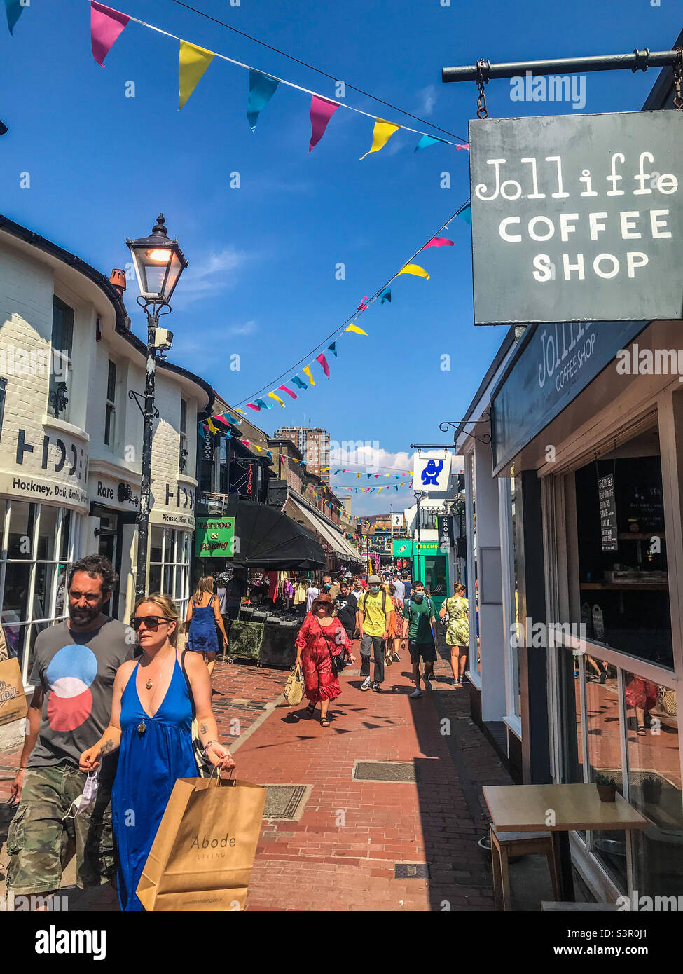 The Lanes, Brighton Stock Photo - Alamy