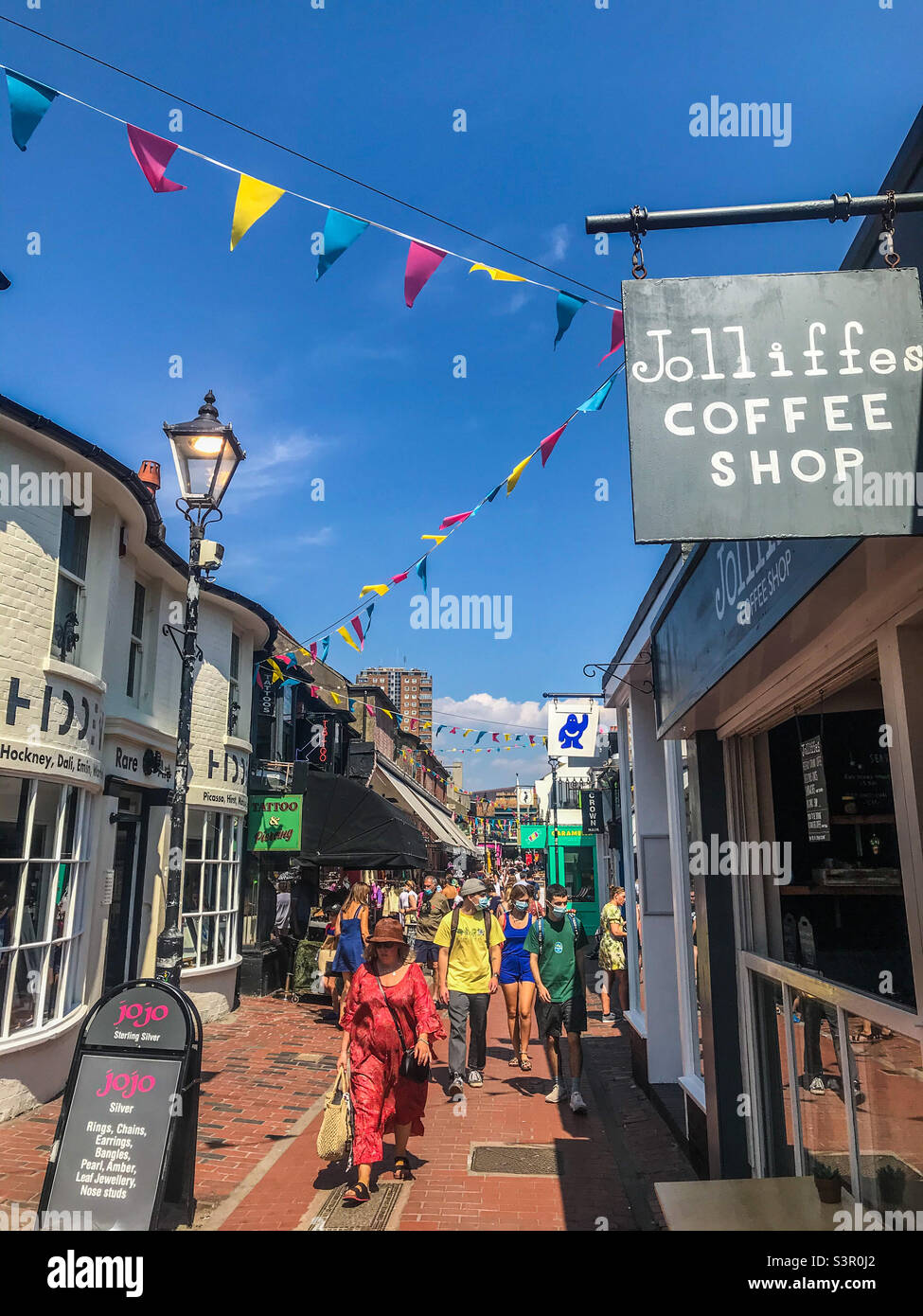 The Lanes, Brighton Stock Photo - Alamy