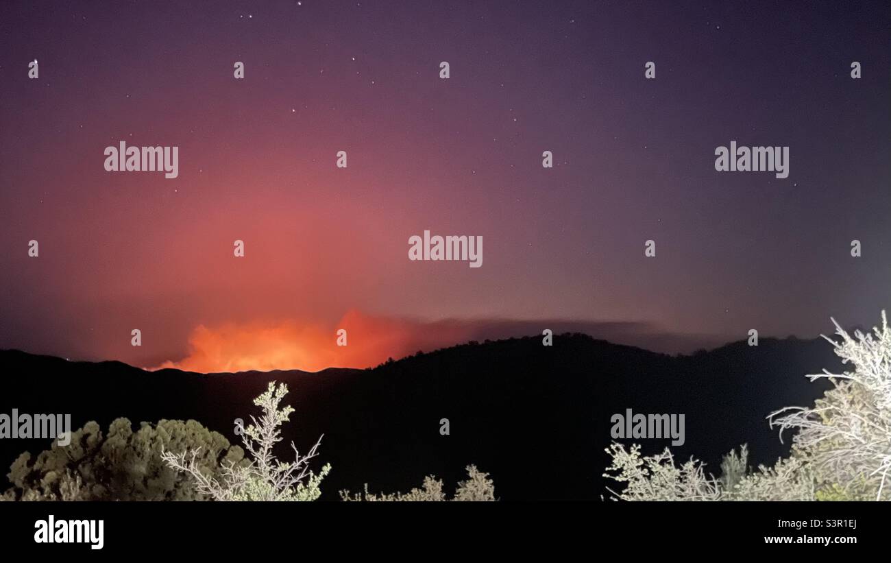 Prescott Arizona National crooks wildfire Stock Photo - Alamy