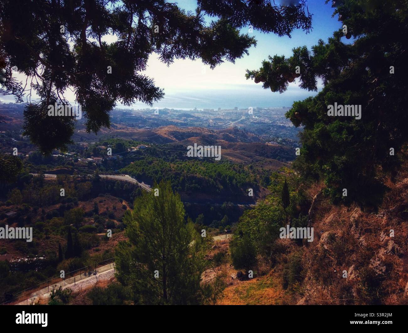 Hilltop view of hi-res stock photography and images - Alamy