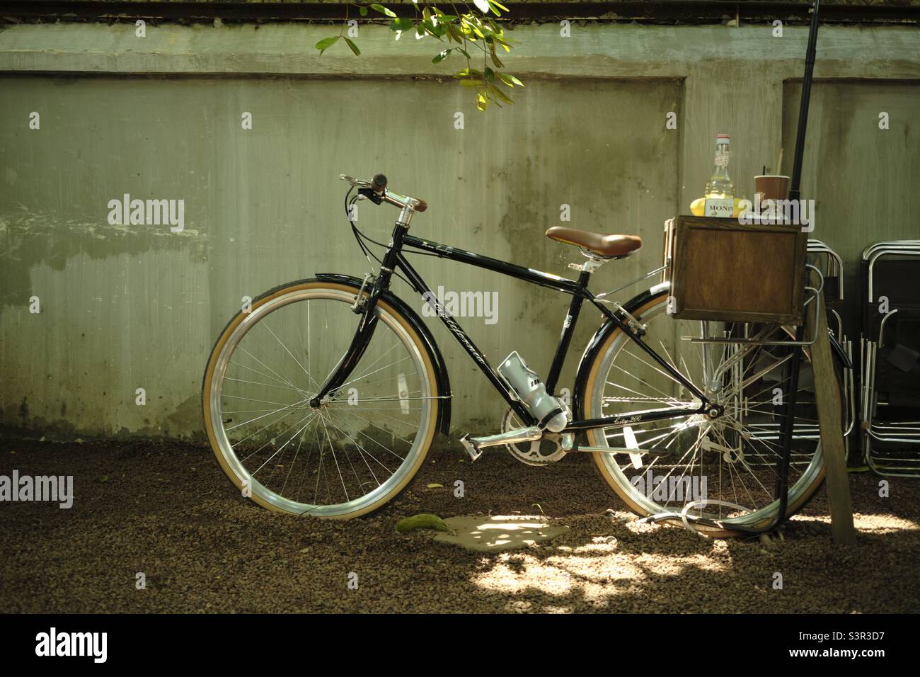 Bicycle in the sun Stock Photo - Alamy