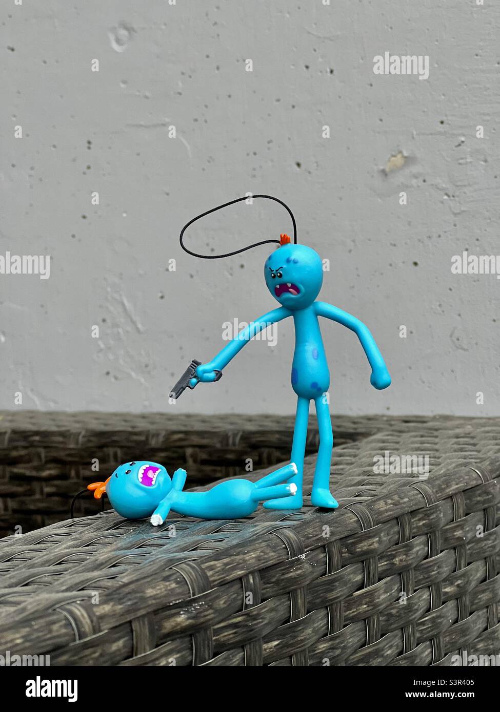 Mr meeseeks hi-res stock photography and images - Alamy