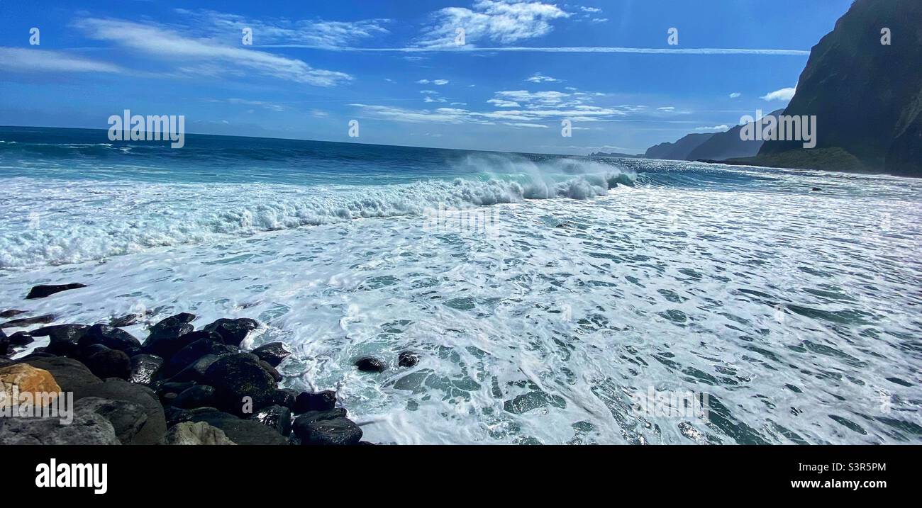 Faial beach club. Madeira Stock Photo - Alamy