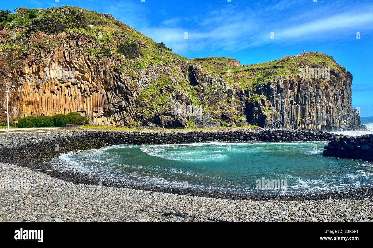 Faial beach club. Madeira Stock Photo - Alamy