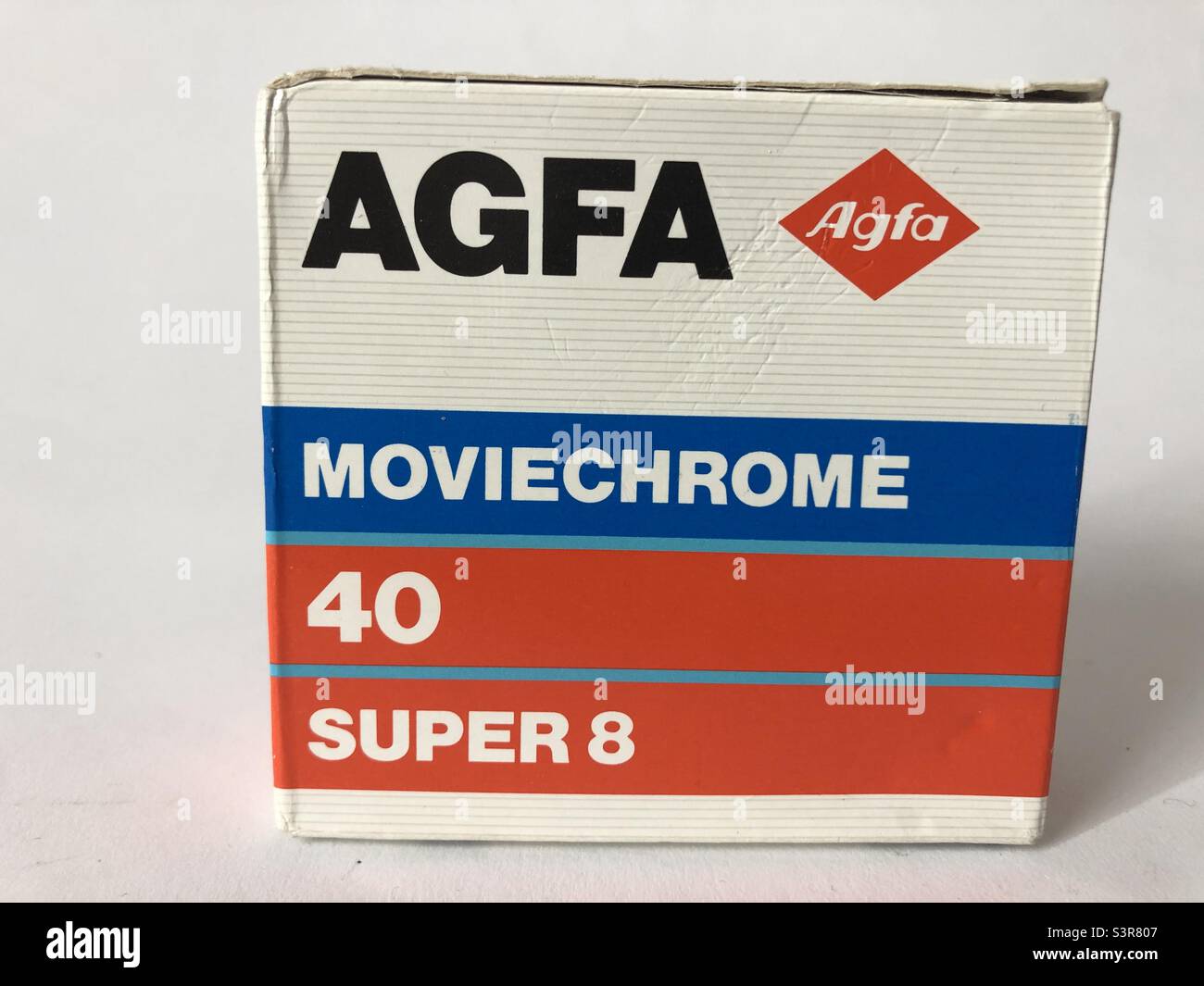Agfa moviechrome 40 super 8 vintage 8mm film on white background Stock Photo - Alamy