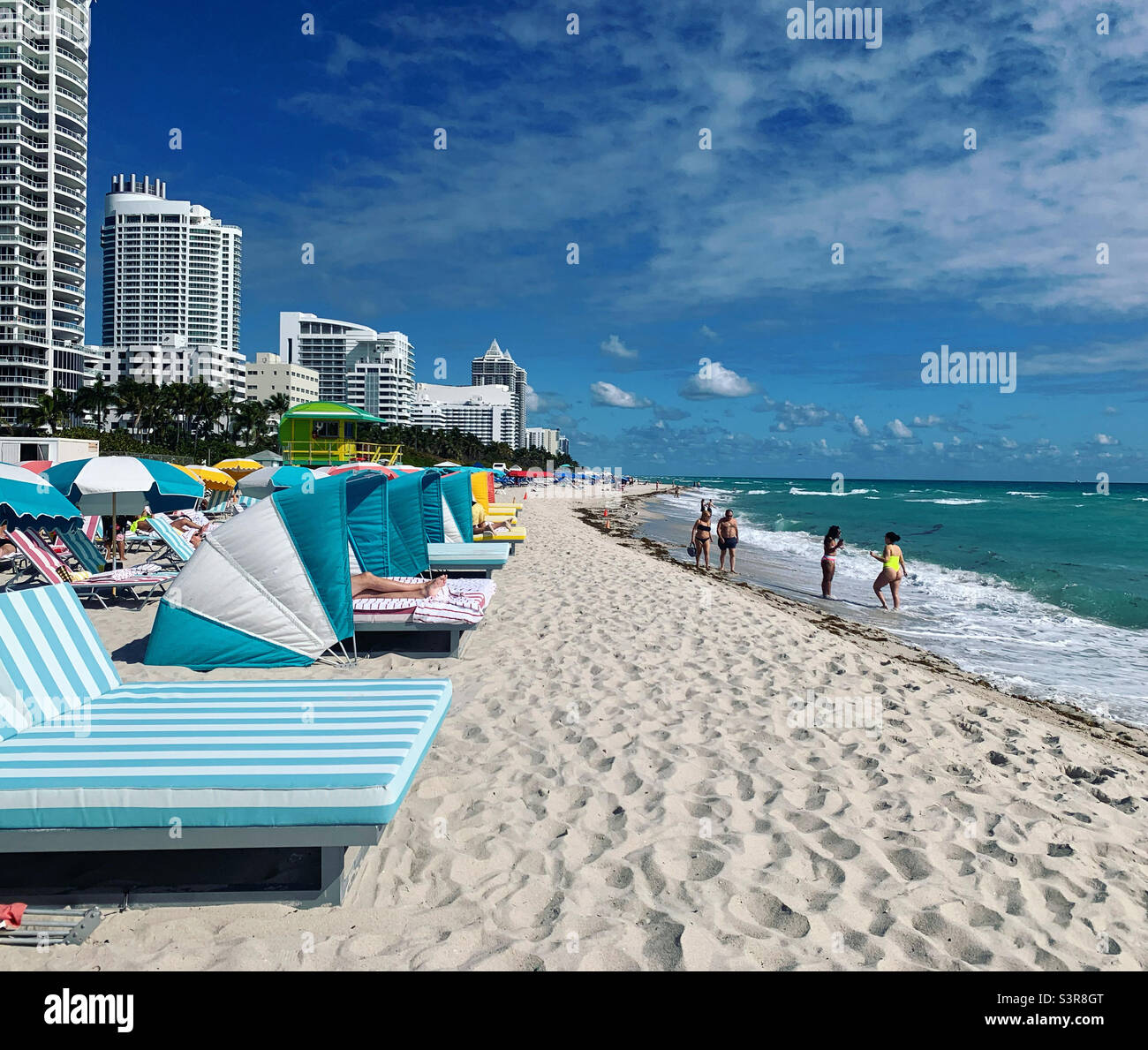 March, 2022, Mid Beach, Miami Beach, Florida, United States Stock Photo ...