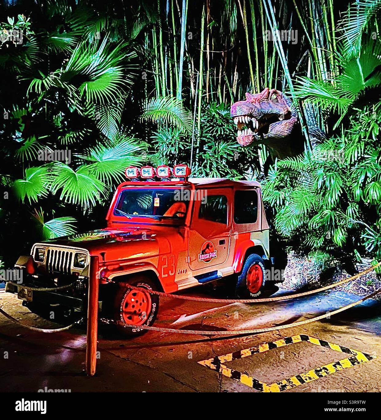 Jurassic Park display! Stock Photo - Alamy