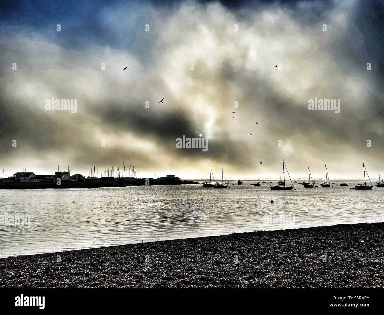 River Deben Felixstowe Ferry Suffolk England Stock Photo - Alamy