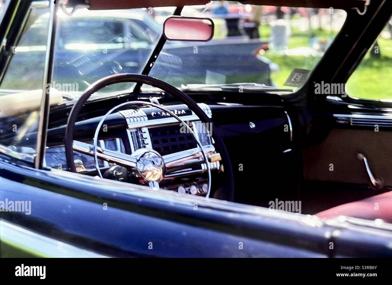 Classic car Chrysler convertible Stock Photo - Alamy